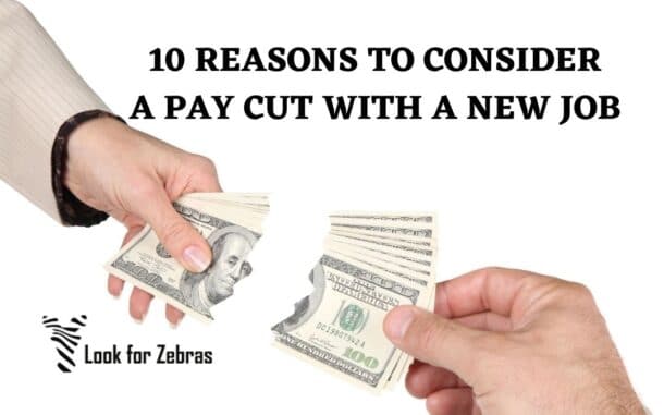10 Reasons To Consider A Pay Cut With A New Job - Look for Zebras
