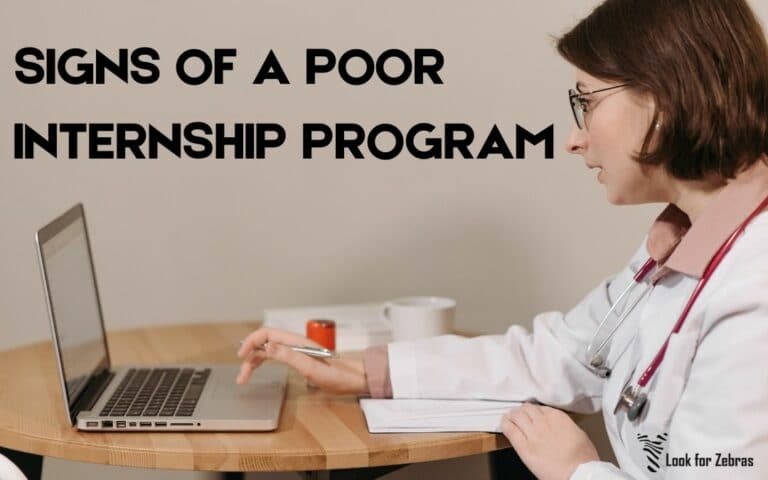 10 Signs Of A Poor Internship Program - Look for Zebras